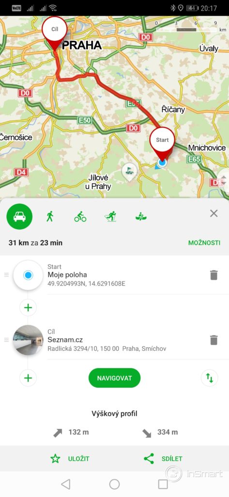 Navigace Mapy.cz najde trasy offline a zdarma: 3 tipy, jak na to