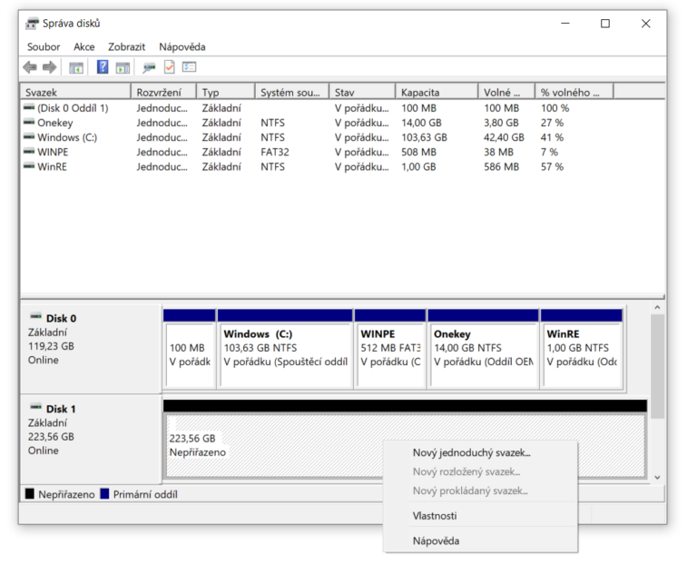 Disk není ve Windows vidět: Jak zapojit SSD do PC jako 2. úložiště?